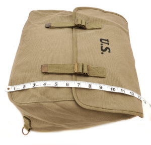 U.S. WW2 M1936 Musette Bag with Shoulder strap Dark OD marked JT&L® 1944