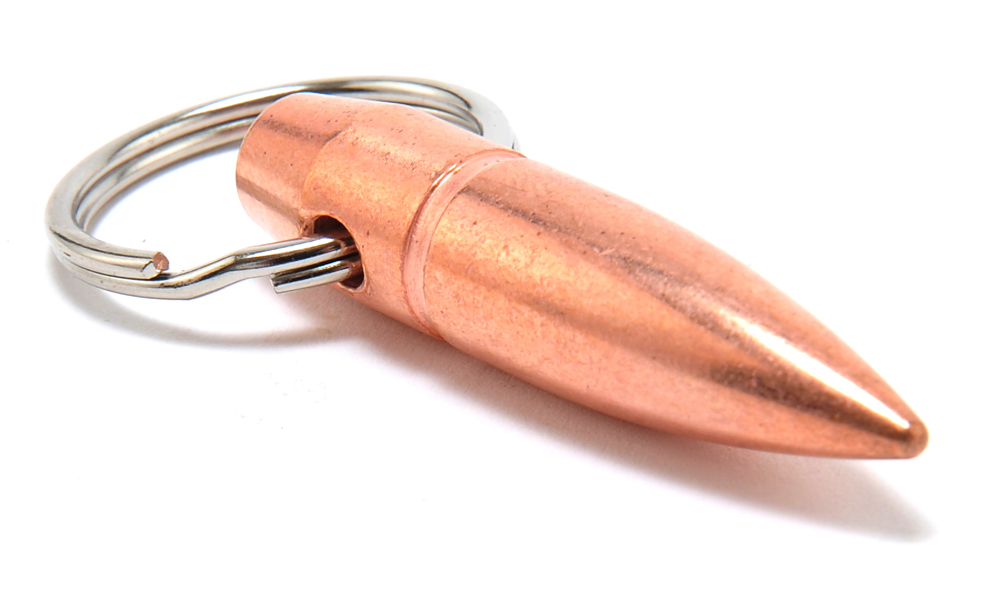 Cal Bullet Keychain