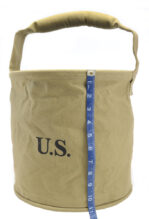US WW2 Military Collapsible Canvas Water Bucket - World War Supply