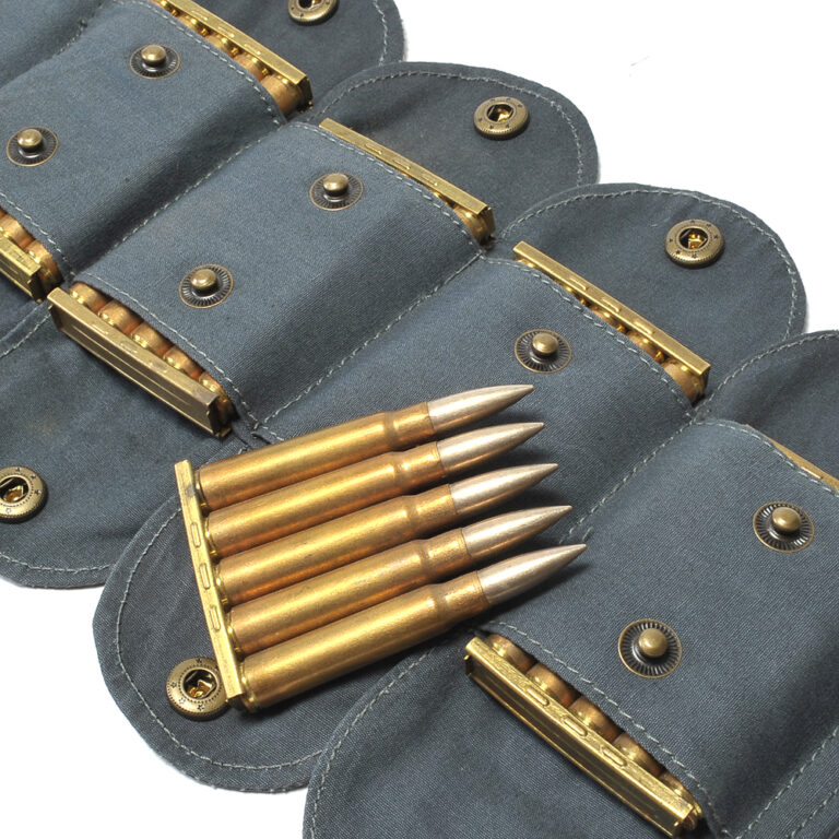 German WW2 Fallschirmjager Paratrooper K98 Mauser Bandolier Luftwaffe Blue
