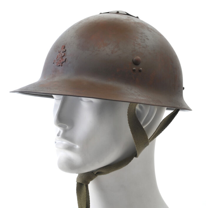 Japanese WW2 Cherry Blossom "Sakura" Navy INLF Helmet Hand Aged