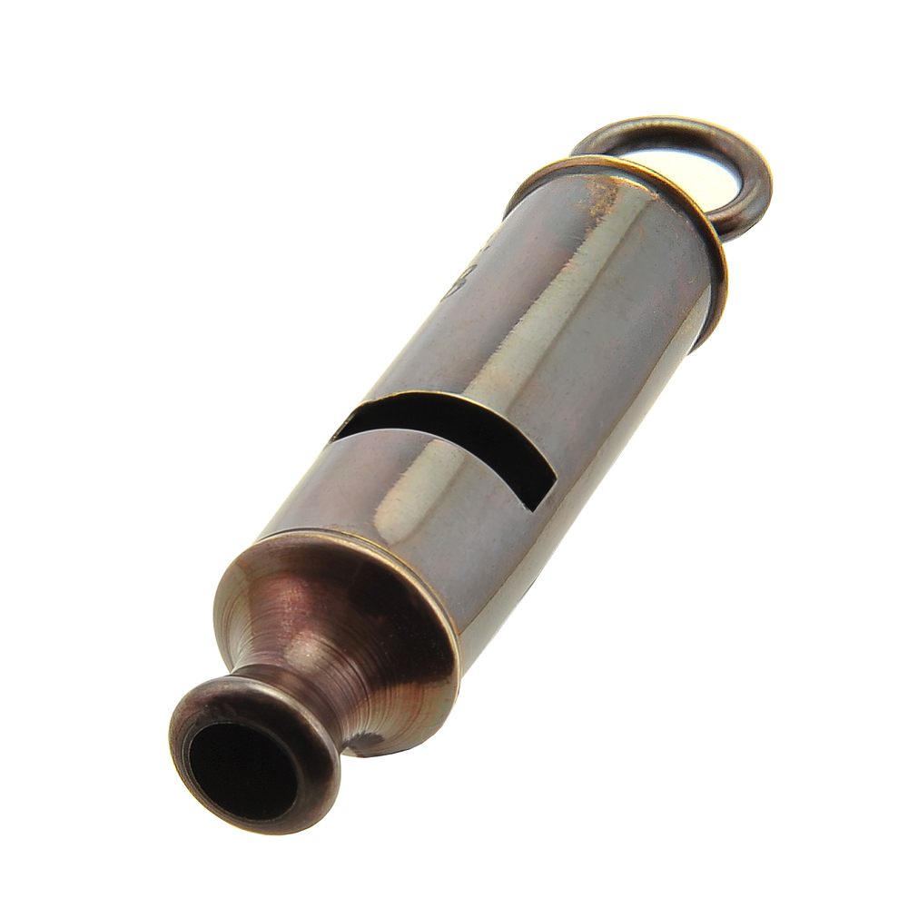 Us Ww1 Aged Brass Trench Whistle Dated 1918