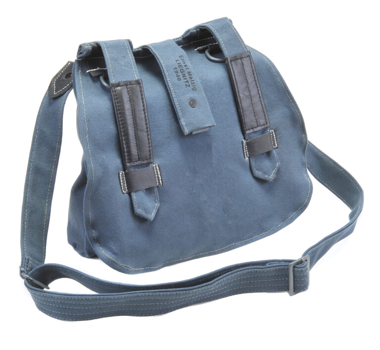 German WW2 M31 Bread Bag with Shoulder Strap Luftwaffe Blue
