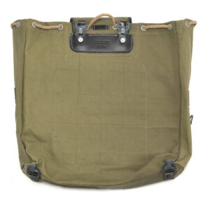 German WW2 M31 Rucksack with Leather Straps Field Green