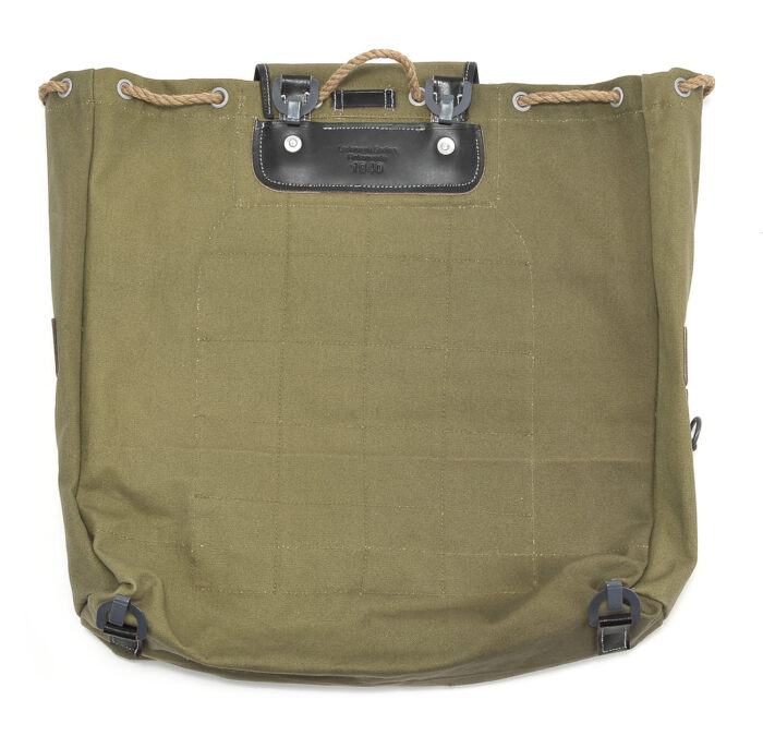 German WW2 M31 Rucksack with Leather Straps Field Green