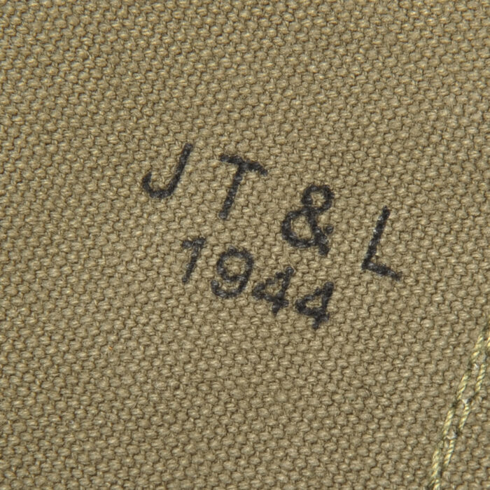 WW2 Rigger Made M1 Carbine 5 Cell Magazine Pouch Marked JT&L 1944