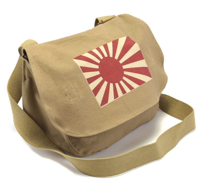 WW2 Japanese Haversack Zatsumo with Rising Sun Flag
