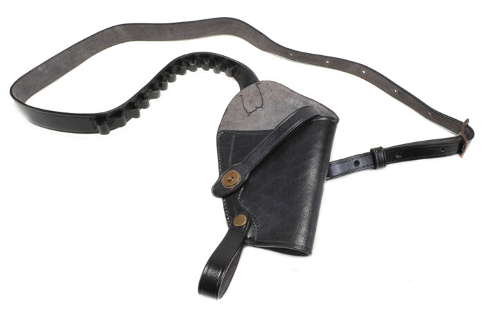 Black Leather Shoulder Holster with Shell loops fits Taurus Judge ...