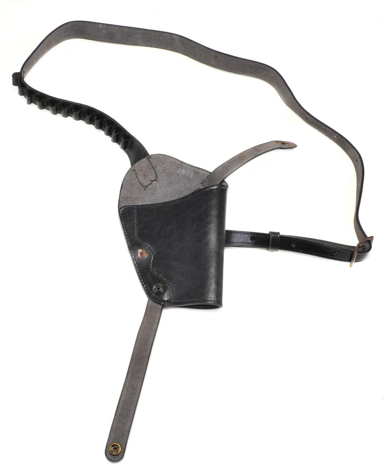 Black Leather Shoulder Holster with Shell loops fits Taurus Judge ...
