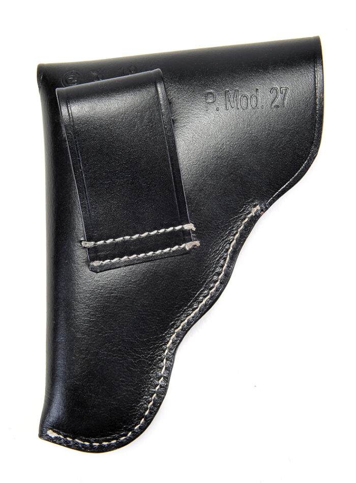 German WW2 CZ 27 Holster Dated 1942 Black Leather