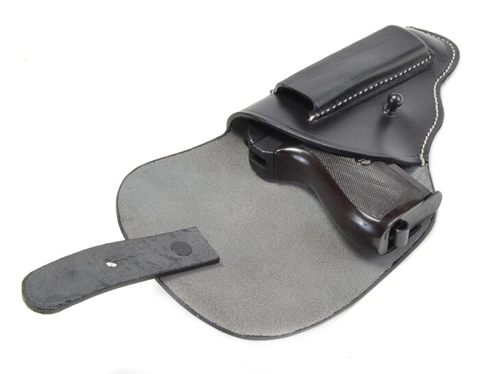 German WW2 CZ 27 Holster Dated 1942 Black Leather