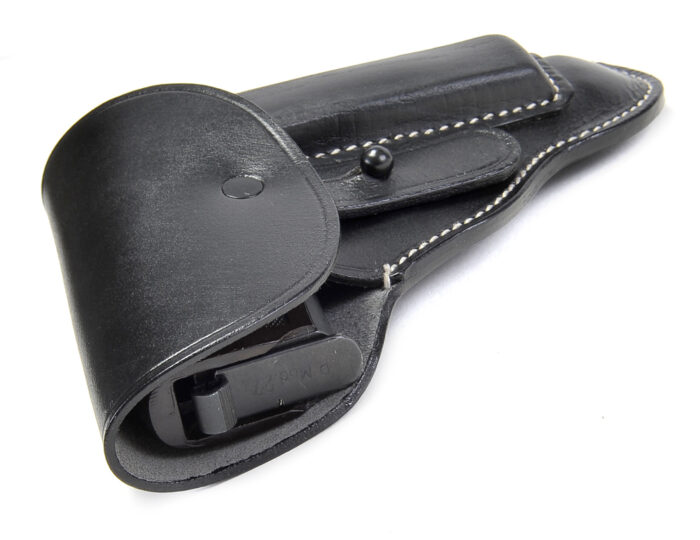 German WW2 CZ 27 Holster Dated 1942 Black Leather