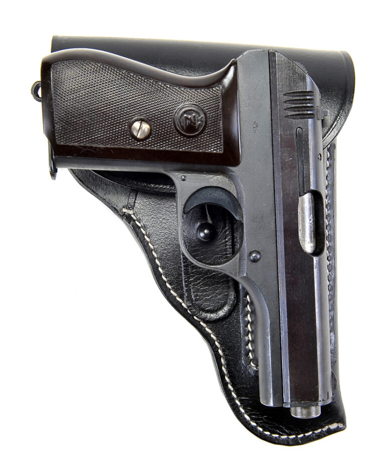 German WW2 CZ 27 Holster Dated 1942 Black Leather