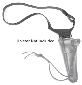 Black Leather Universal Wire Hanger Shoulder Holster Adapter - World ...