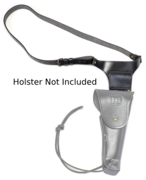 Black Leather Universal Wire Hanger Shoulder Holster Adapter - World ...