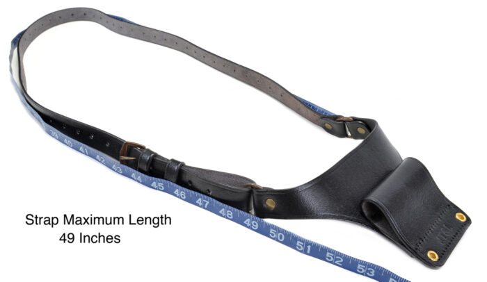 Black Leather Universal Wire Hanger Shoulder Holster Adapter - World ...