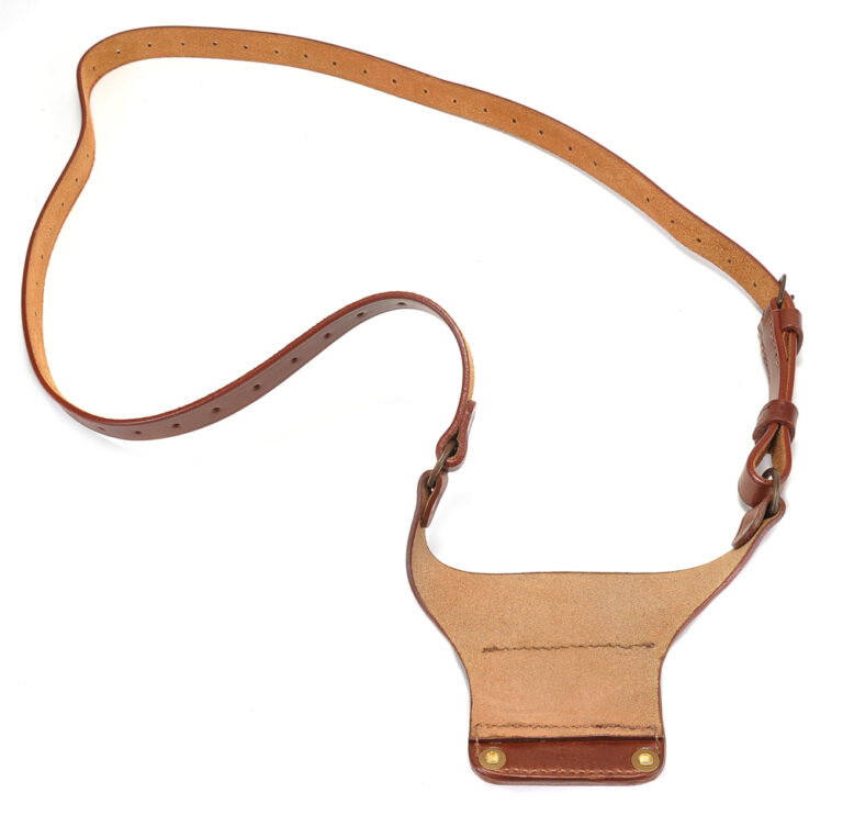Brown Leather Universal Wire Hanger Shoulder Holster Adapter - World ...