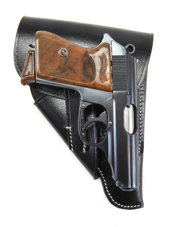 Premium Black Leather Walther PP/PPK Holster