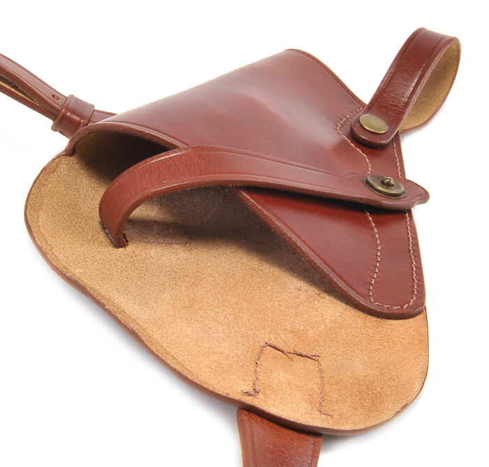 Brown Leather Shoulder Holster with Shell loops fits Smith & Wesson ...