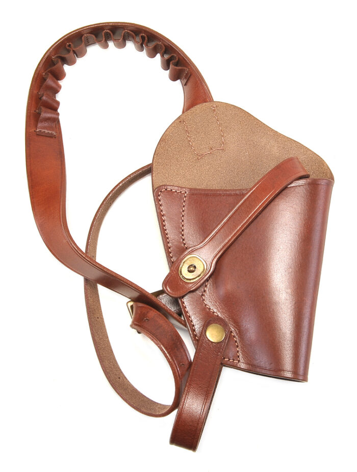 Black Leather Shoulder Holster with Shell loops fits Taurus Judge ...
