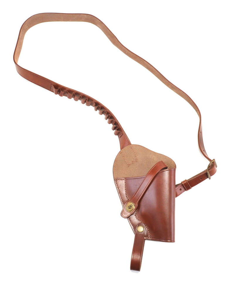 Black Leather Shoulder Holster with Shell loops fits Taurus Judge ...