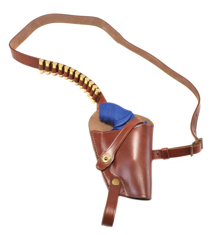Black Leather Shoulder Holster with Shell loops fits Taurus Judge ...