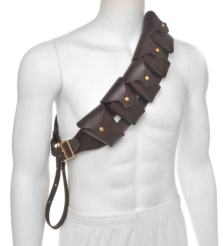 British P-1903 Leather Five Pocket Bandolier Pattern 1903 Premium Drum ...