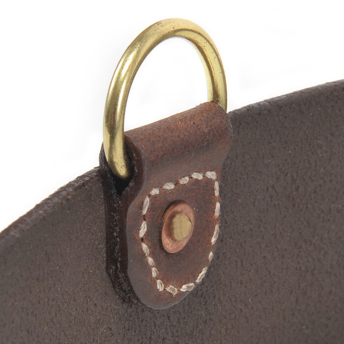 WW1 Sam Browne Belt With Shoulder Strap Premium Drum Dyed Brown Leather
