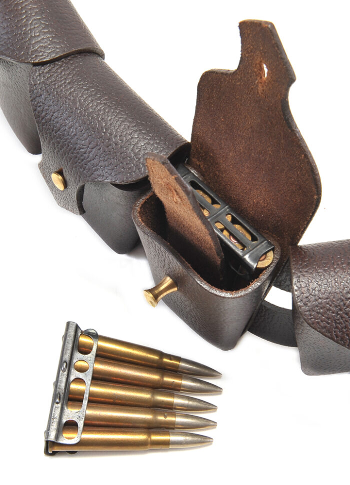 British P-1903 Leather Five Pocket Bandolier Pattern 1903 Premium Drum ...