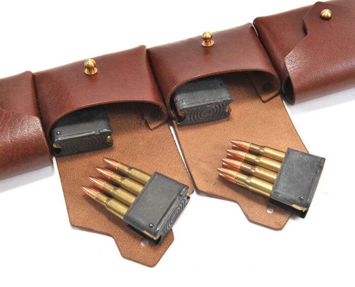 M1 Garand Brown Leather Bandolier