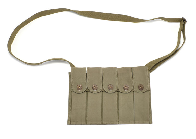WW2 Rigger Made M1 Carbine 5 Cell Magazine Pouch with Shoulder Strap ...