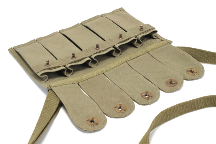 WW2 Rigger Made M1 Carbine 5 Cell Magazine Pouch with Shoulder Strap ...