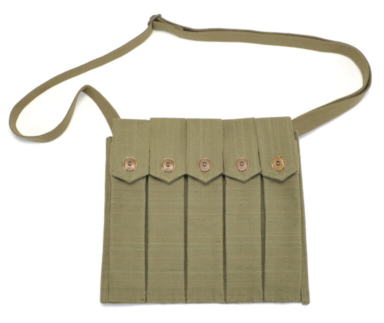WW2 Rigger Made Thompson 5 Cell Magazine Pouch with Shoulder Strap ...