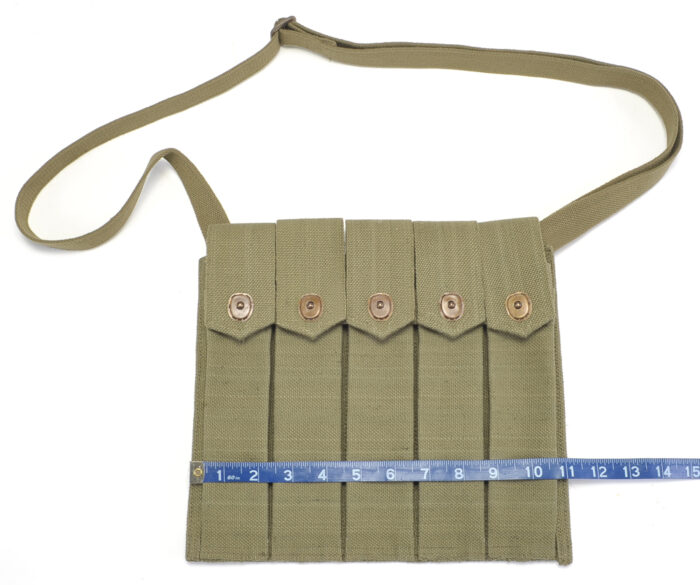 WW2 Rigger Made Thompson 5 Cell Magazine Pouch with Shoulder Strap ...