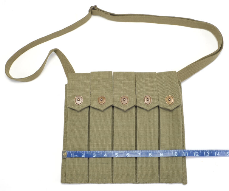 WW2 Rigger Made Thompson 5 Cell Magazine Pouch with Shoulder Strap ...