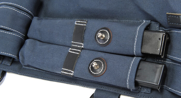 WW2 German MP40 Case with Shoulder Strap Luftwaffe Blue