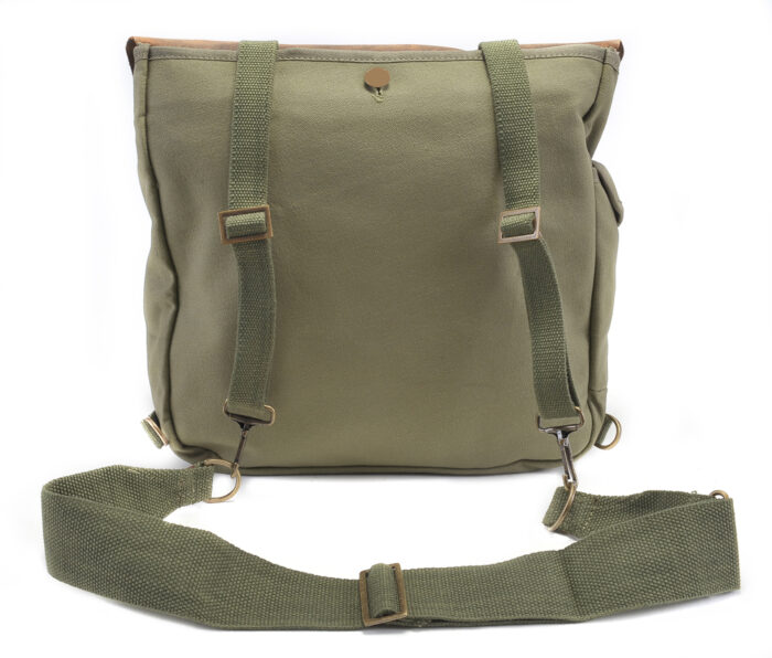 U.S. WW2 M1936 Musette Bag with Shoulder strap Dark OD marked JT&L® 1944