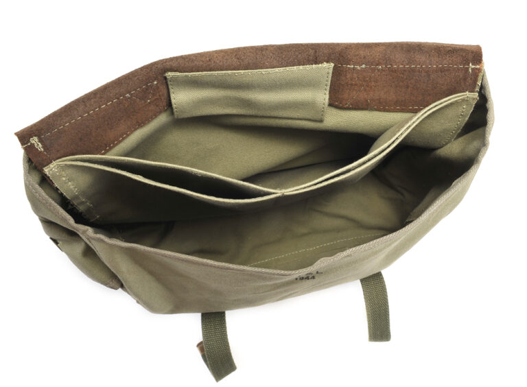 U.S. WW2 M1936 Musette Bag with Shoulder strap Dark OD marked JT&L® 1944
