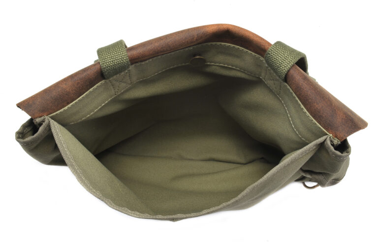 U.S. WW2 M1936 Musette Bag with Shoulder strap Dark OD marked JT&L® 1944