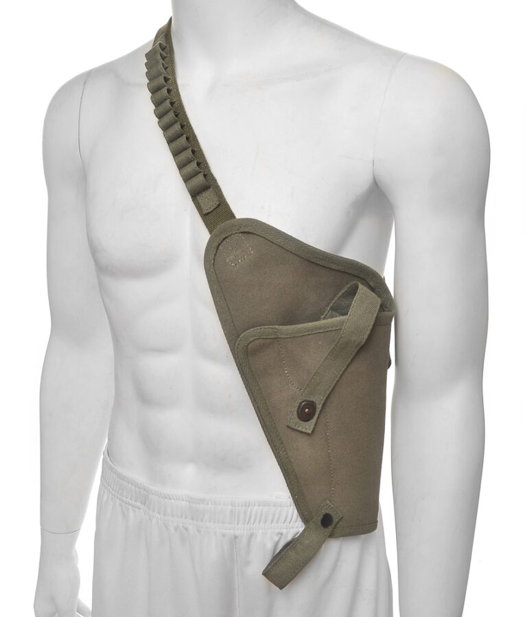 M3 Canvas Shoulder Holster With Shell Loops OD Fits Smith & Wesson 629 ...