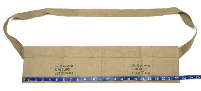 US WW2 M1 Garand Cotton Bandolier Two Pack