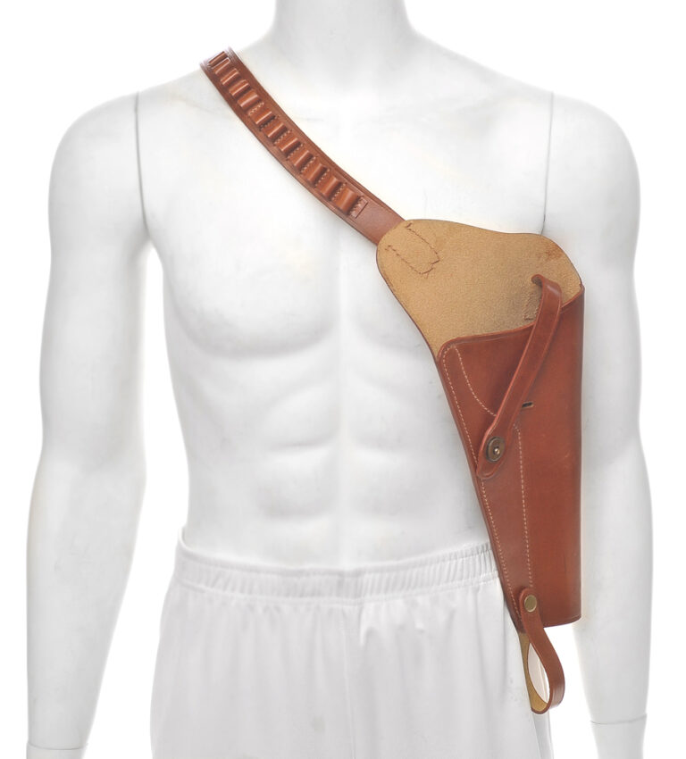 Brown Leather Shoulder Holster With Shell Loops Fits Smith & Wesson 629 ...