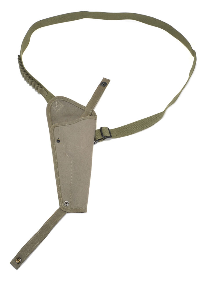 Canvas Shoulder Holster with Shell loops fits Taurus Judge 6.5" Barrel