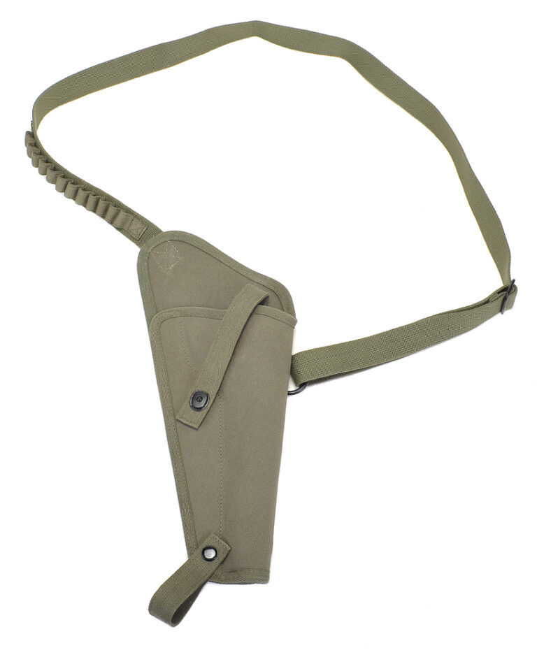 OD Canvas M3 Tanker Shoulder Holster with Shell Loops Marked JT&L fits ...
