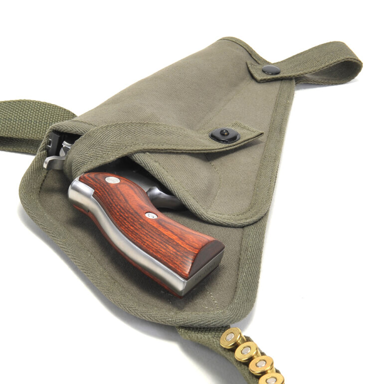 OD Canvas M3 Tanker Shoulder Holster with Shell Loops Marked JT&L fits ...
